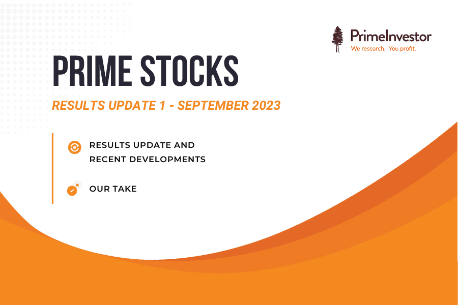 Results update 1 for quarter ending September 2023 - PrimeInvestor